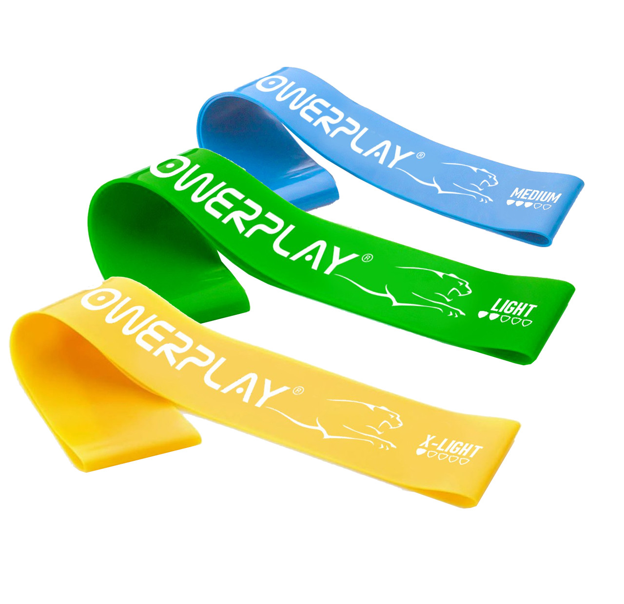 Резинки для фитнеса (лента-эспандер) PowerPlay 4113 Mini Power Band Set ...
