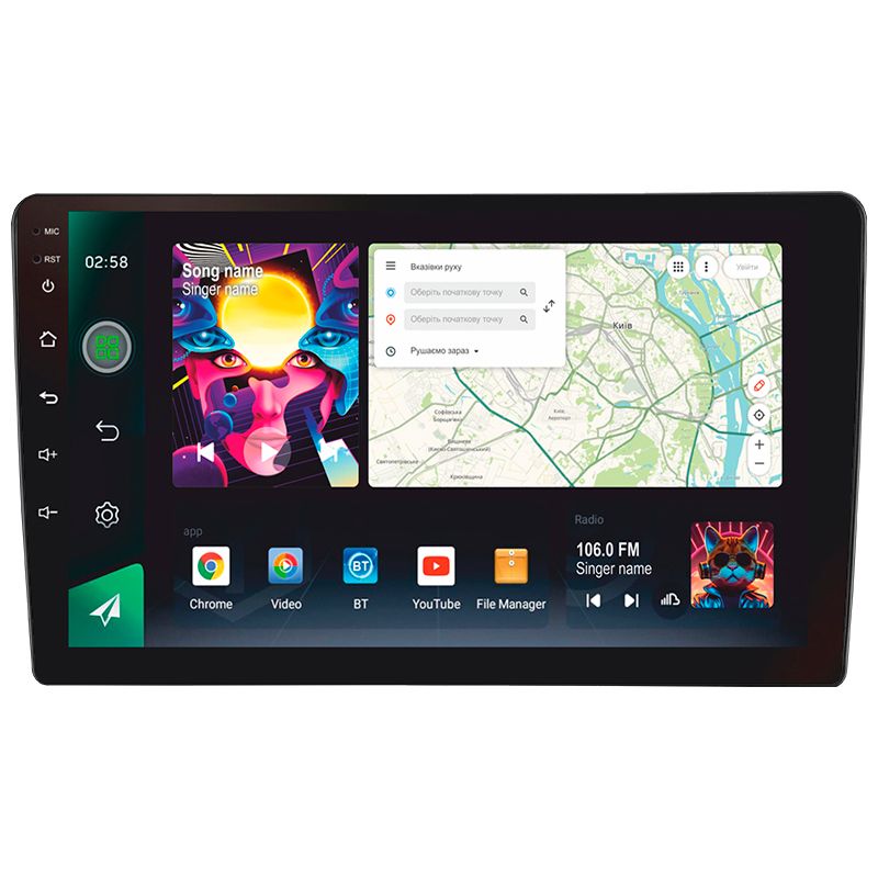 Штатная магнитола Sigma PRO 98128 2K 8+128 Gb Mitsubishi Outlander 1 ...