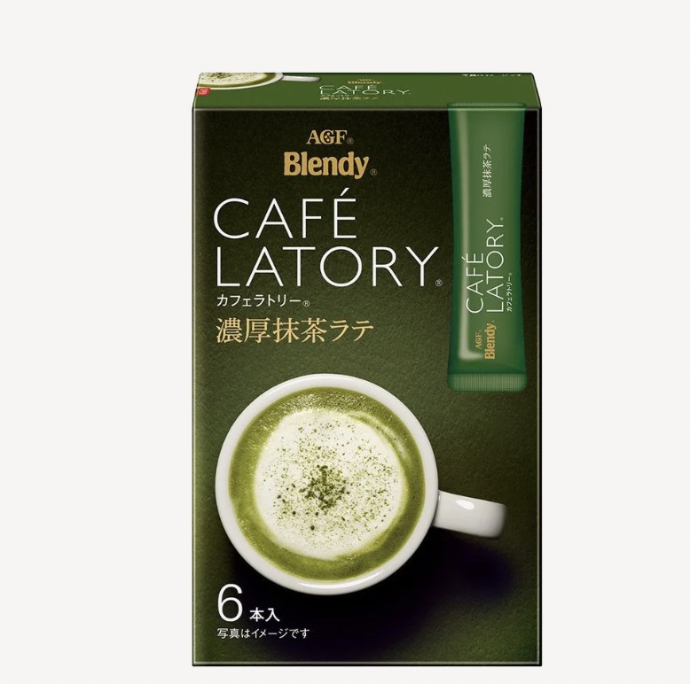 Матча латте в стіках AGF Cafe Latory Sticks Matcha Latte 6 порцій ...