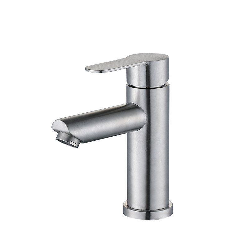 Змішувач для умивальника Mixxus DAX-001-A (неірж. сталь) (MI6176 ...