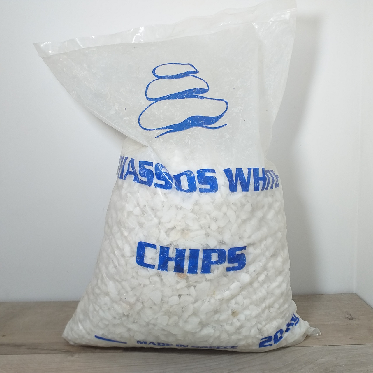 Декоративная мраморная крошка Thassos 8-16 мм 20 кг Белый (X-471) – фото, отзывы, характеристики ...