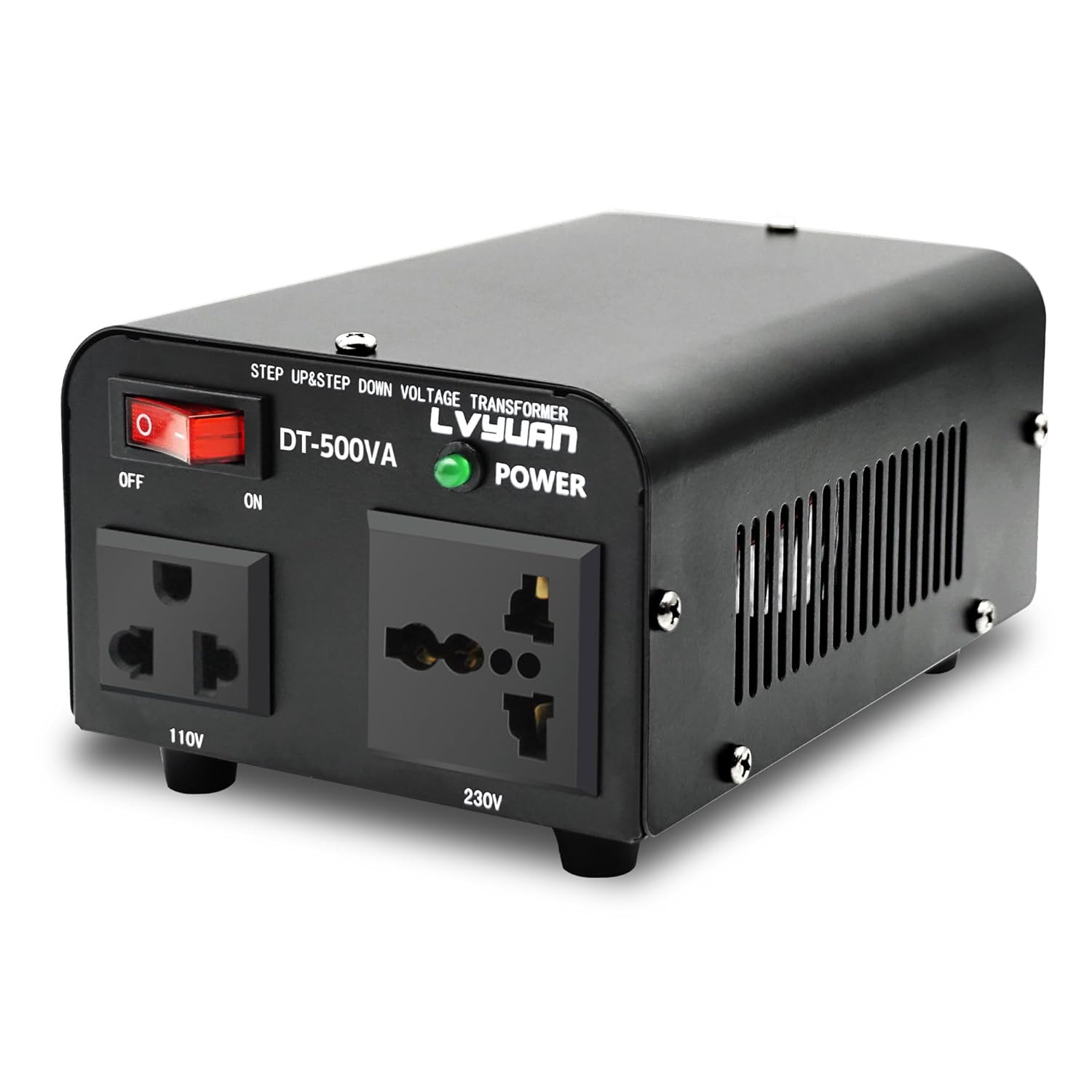 Преобразователь Напряжения 500W 110V-230V 230V-110V LVYUAN DT-500VA(UK ...