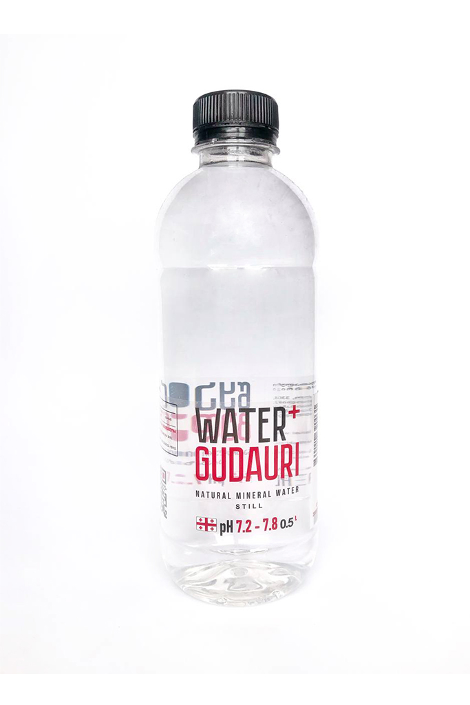 Вода минеральная природная не газированная Water+GUDAURI 0,5 л от ...