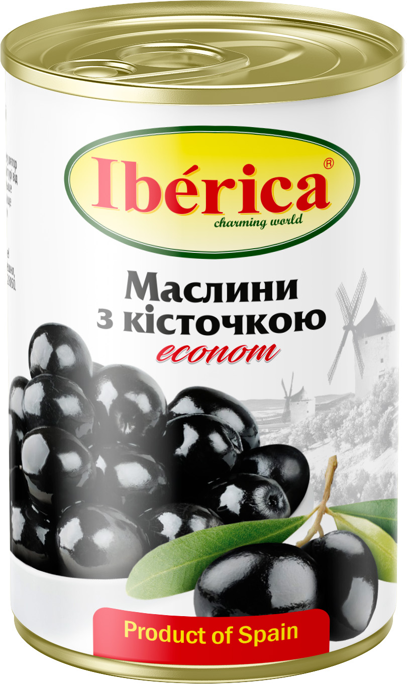 Маслины Iberica Econom с косточкой 280 г (8436024297706_1) – ROZETKA ...