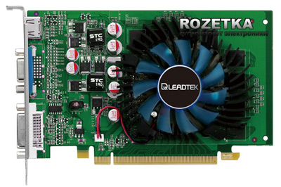 Видеокарта Leadtek PCI-Ex GeForce GT 220 1024 MB DDR2 (128bit) (625/ ...