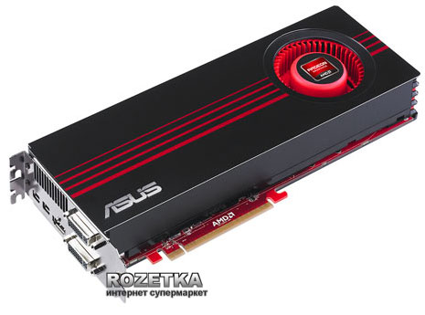Видеокарта Asus PCI-Ex Radeon HD6970 2048MB DDR5 (256bit) (890/5500 ...