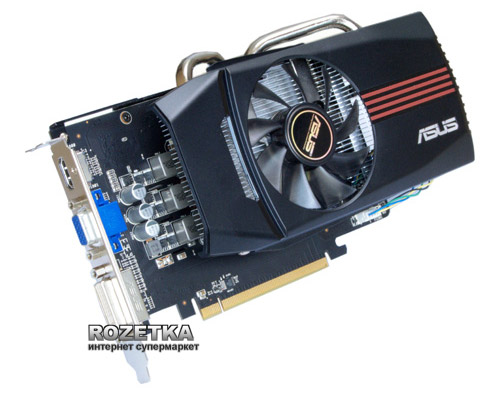 Видеокарта Asus PCI-Ex Radeon HD 6770 1024MB DDR5 (128bit) (850/4000 ...