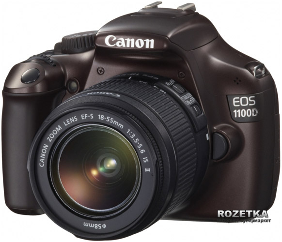 Фотоаппарат Canon EOS 1100D 18-55 IS II KIT Brown официальная гарантия ...