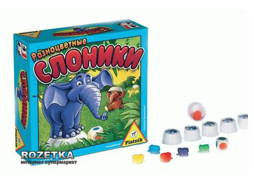 Настольная игра Разноцветные слоники Piatnik (737695) – низкие цены ...