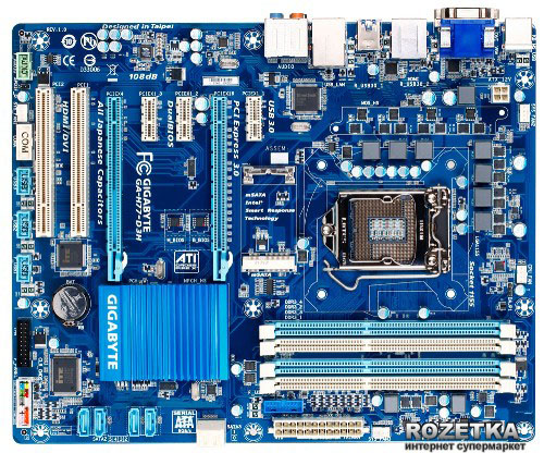 Материнская плата Gigabyte GA-H77-D3H (s1155, Intel H77, PCI-Ex16 ...