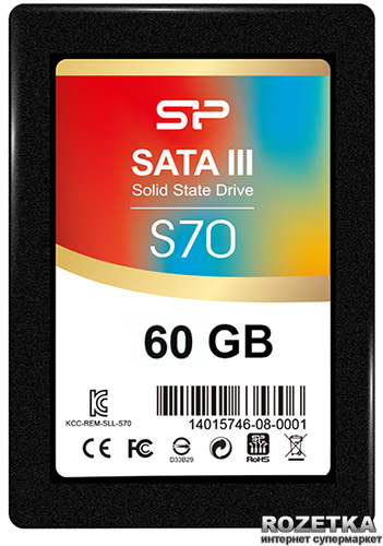 SSD диск Silicon Power Slim S70 60GB 2.5" SATAIII MLC (SP060GBSS3S70S25 ...