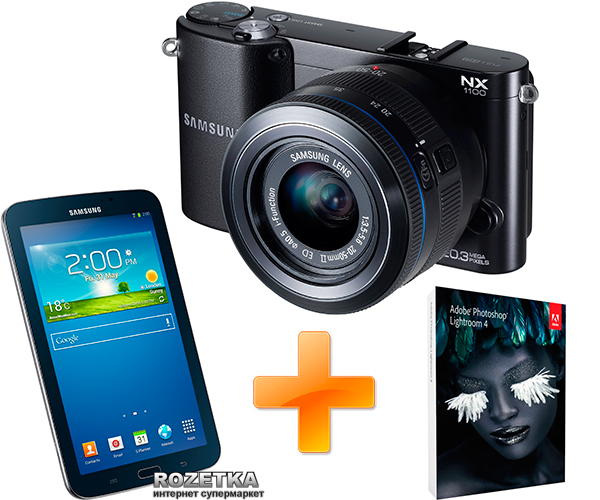 Фотоаппарат Samsung NX1100 20-50mm Kit Black Официальная гарантия ...