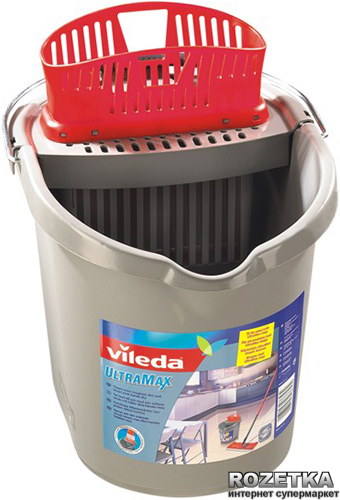 Ведро с отжимом Vileda Ultramax 13 л Серое (4023103086548) – в интернет ...