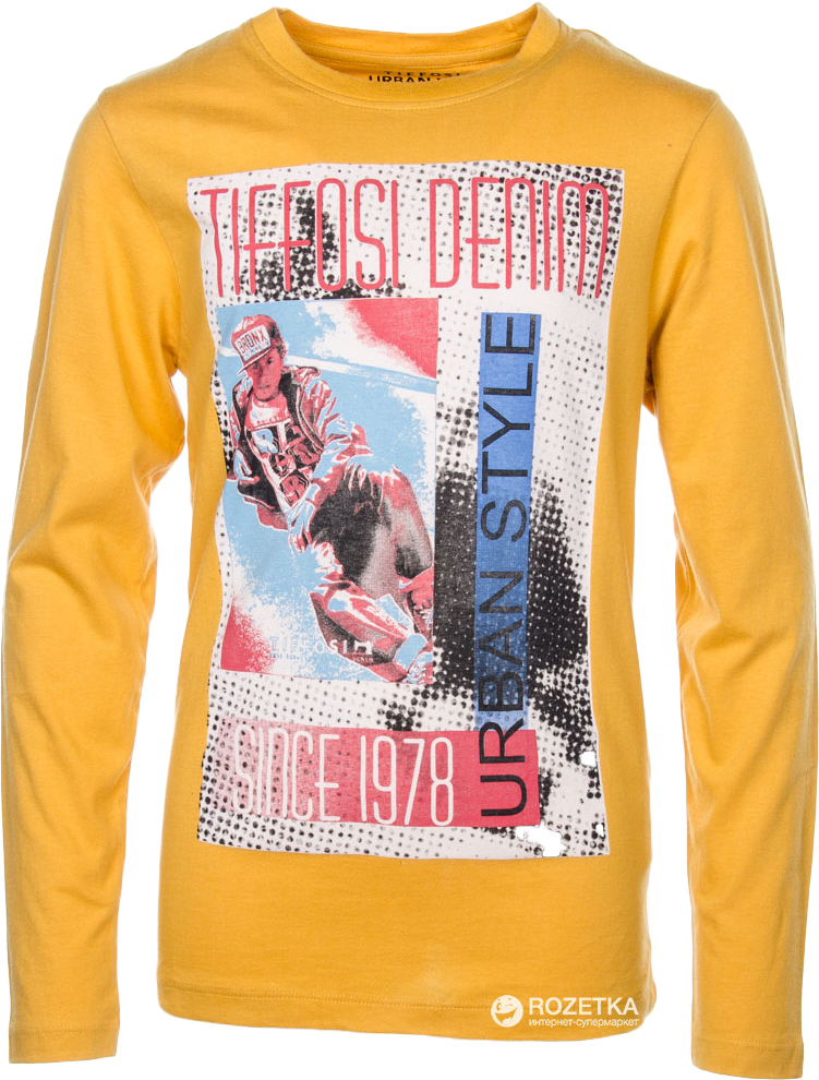 Батник Tiffosi 10007218-349 128 см Желтый – в интернет-магазине ROZETKA ...