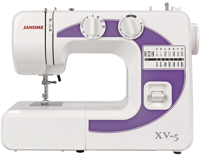 Швейна машина JANOME XV-5 – низькі ціни, кредит, оплата частинами в ...