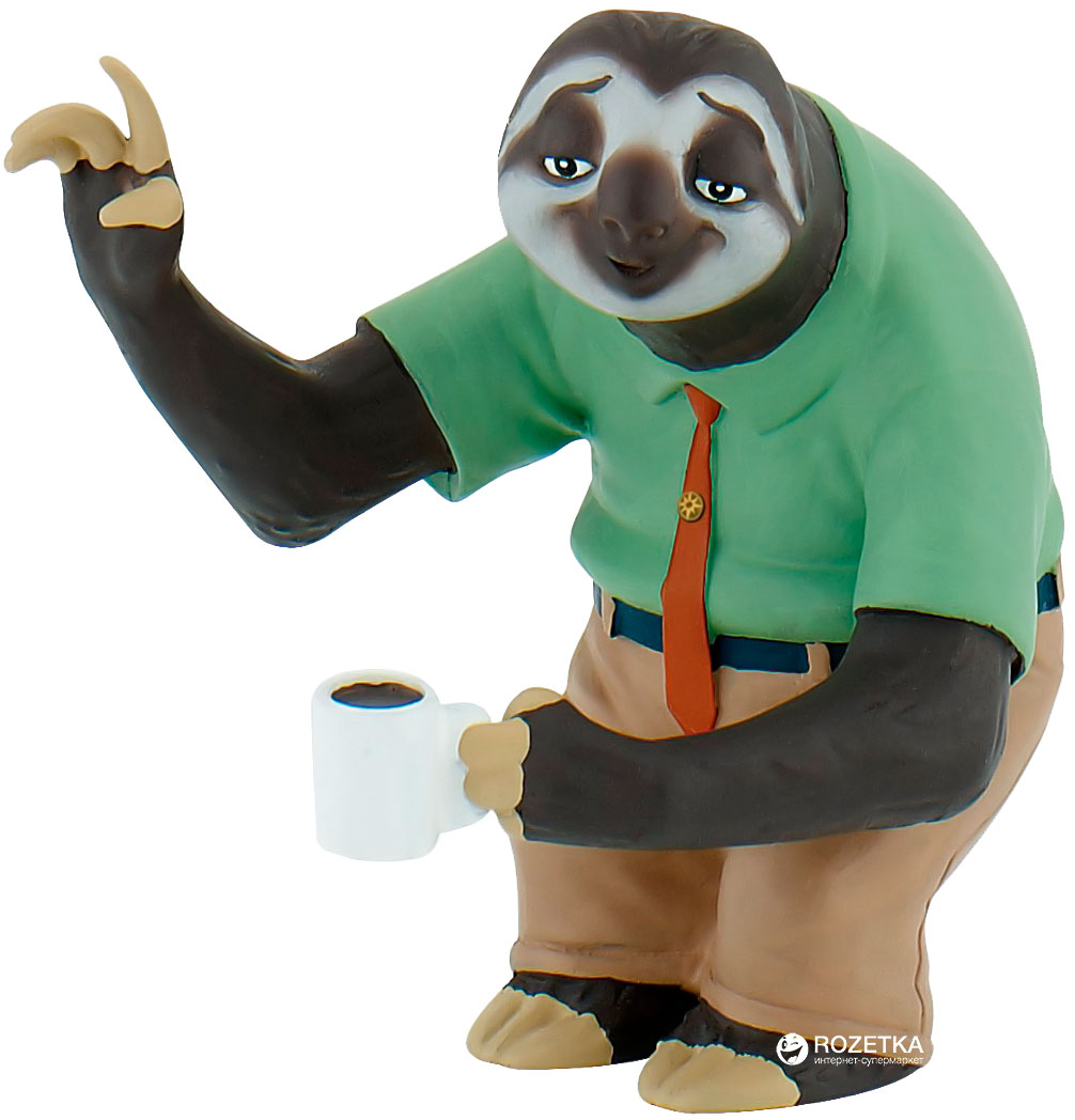 Фигурка Bullyland Зверополис Disney Ленивец Флэш 6.5 см (13174) – фото ...
