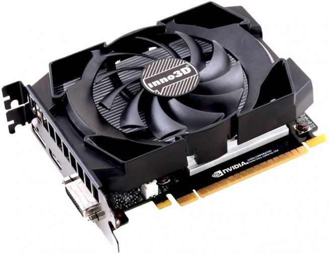 INNO3D PCI-Ex GeForce GTX 1050 TI Compact 4GB GDDR5 (128bit) (1290/7000 ...