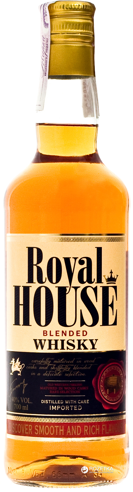 Виски Royal House Blended Whiskey 0.7 л 40% (8009885008912) – низкие ...