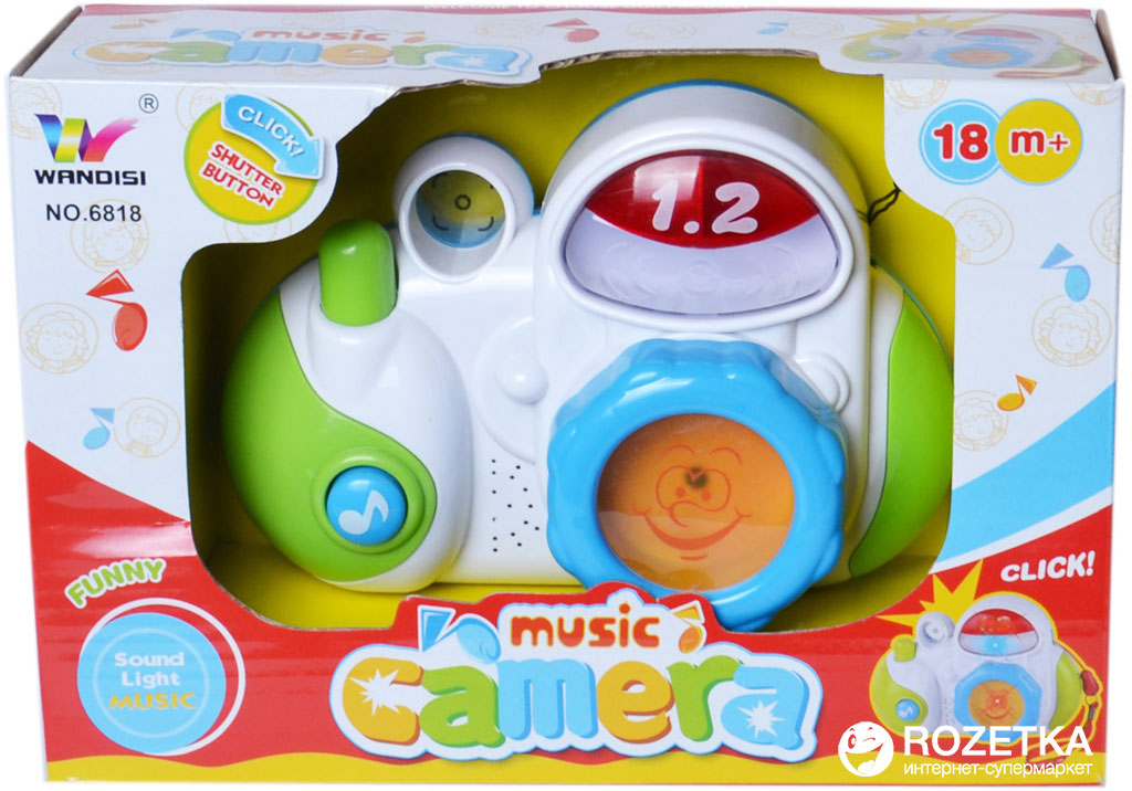 Игрушка Wrndisi® Фотоаппарат игрушечный (6818) – низкие цены, кредит ...