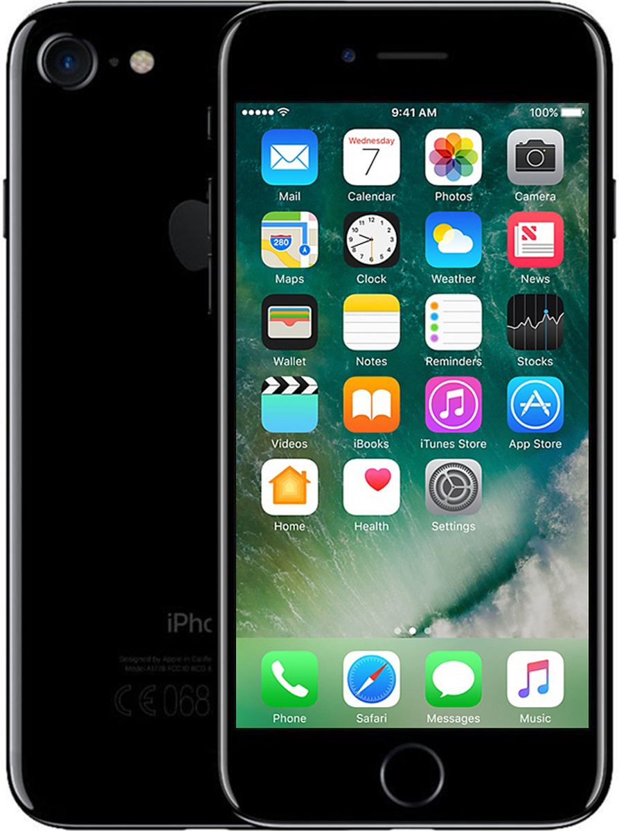 Мобильный телефон Apple iPhone 7 32GB Jet Black Официальная гарантия ...