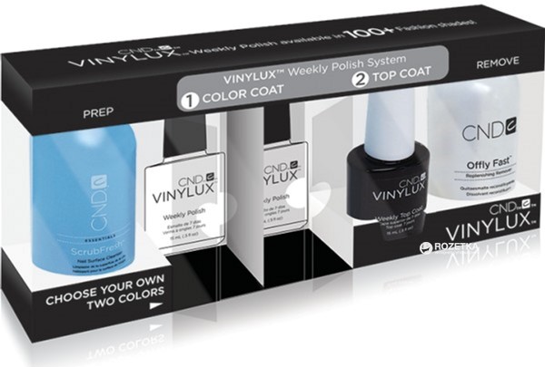 Набор лаков для ногтей CND Vinylux System Reinforce Prepack ...