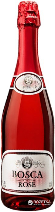 Винный напиток игристый Bosca Anniversary Semi-sweet розовое ...