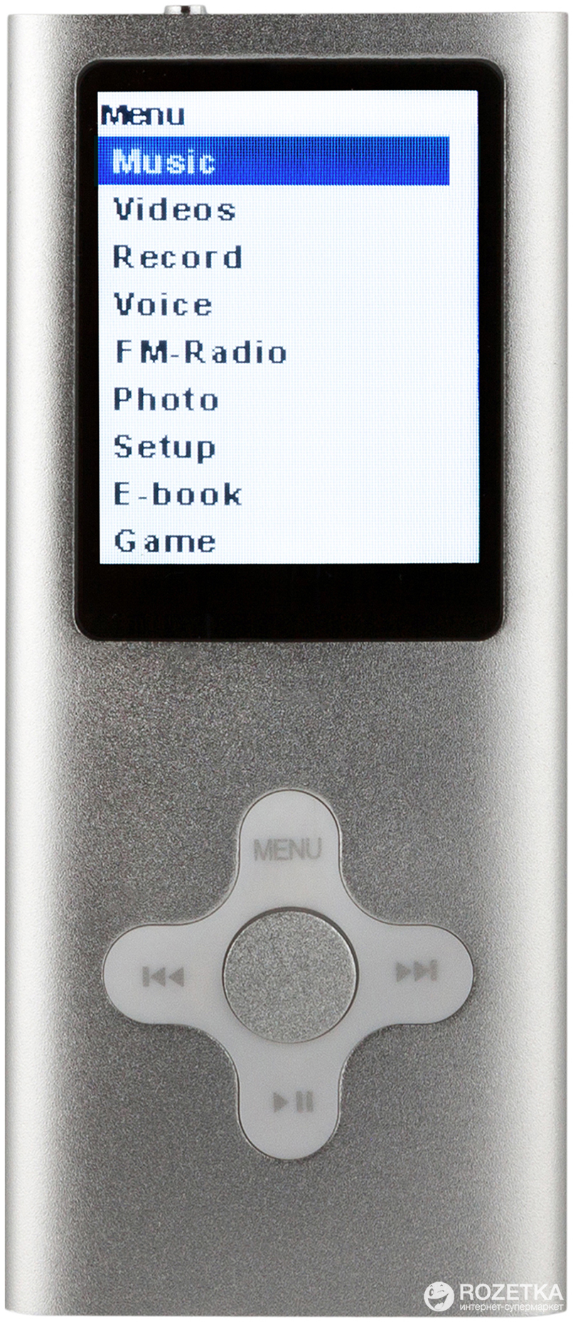 MP3-плеер Atrix XSound 11 Cross REC FM 8Gb MP4 Silver – низкие цены ...