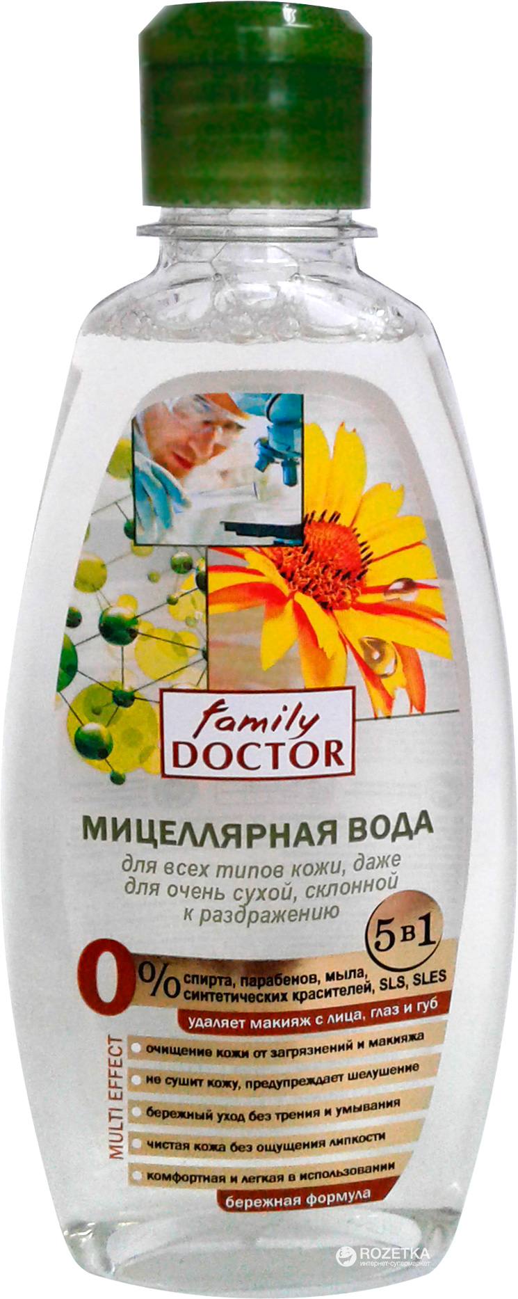Мицеллярная вода Family Doctor для всех типов кожи, даже для очень ...