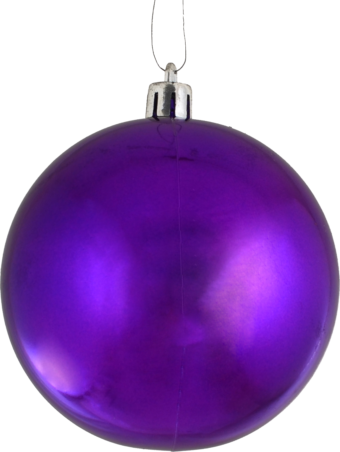 Ялинкова куля Новогодько Yes Fun 8 см Фіолетова 973191 низькі ціни кредит оплата