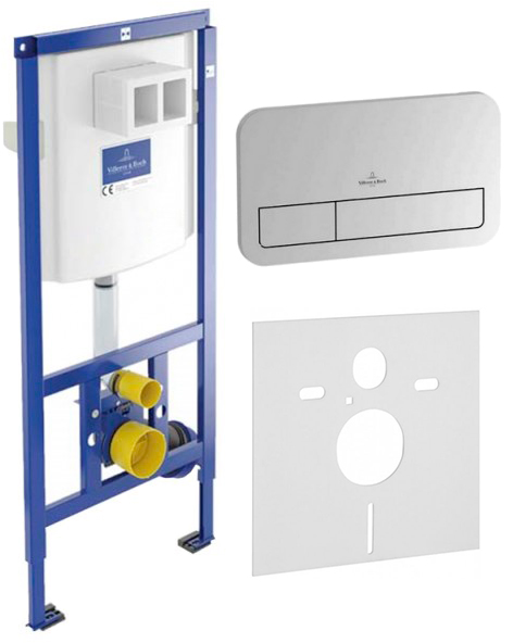Инсталляция VILLEROY&BOCH 92246100 + панель смыва ViConnect E200 ...