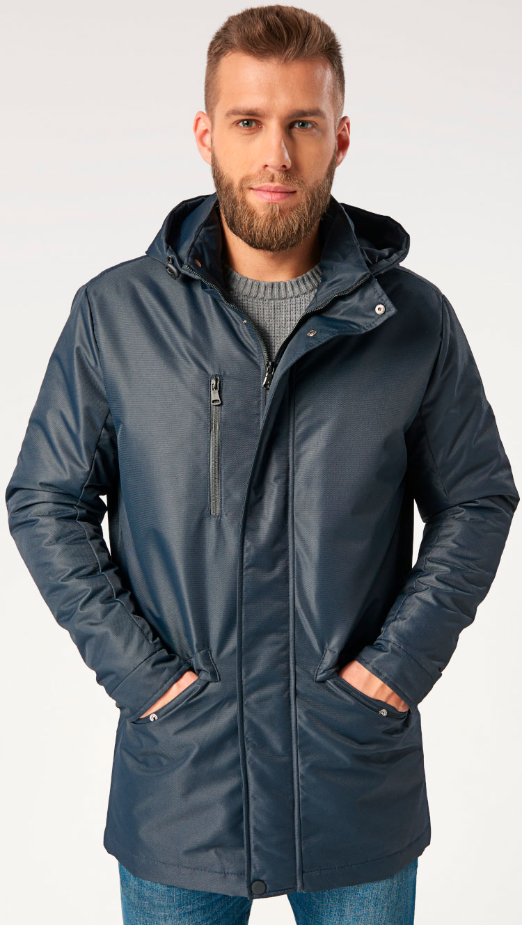Куртка демісезонна з капюшоном чоловіча Riccardo ПЛ S Синя (ROZ6206101725) – відгуки покупців ...