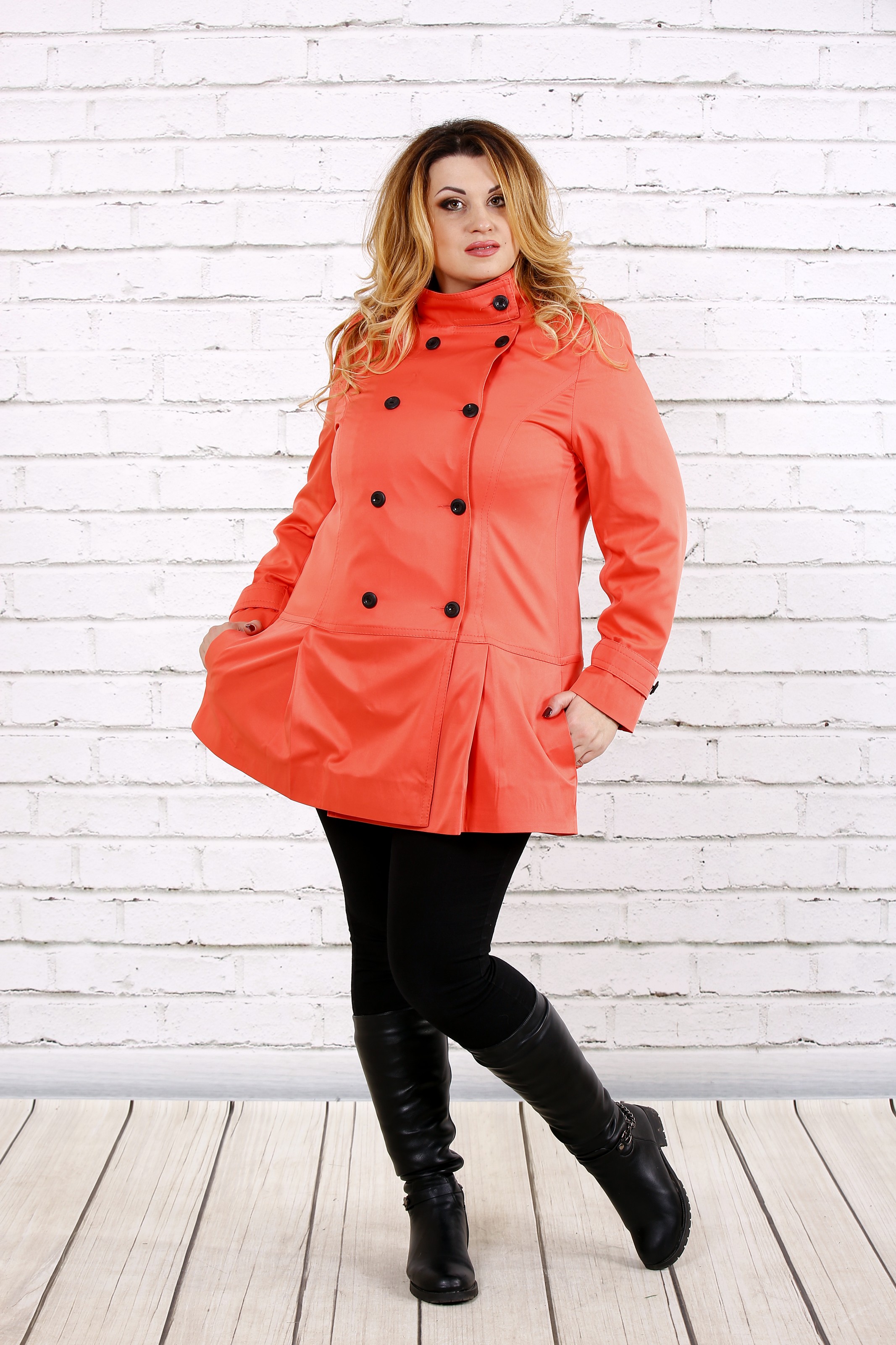 Плащ GARRY-STAR 0699-1 68 Коралловый – низкие цены, кредит, оплата ...