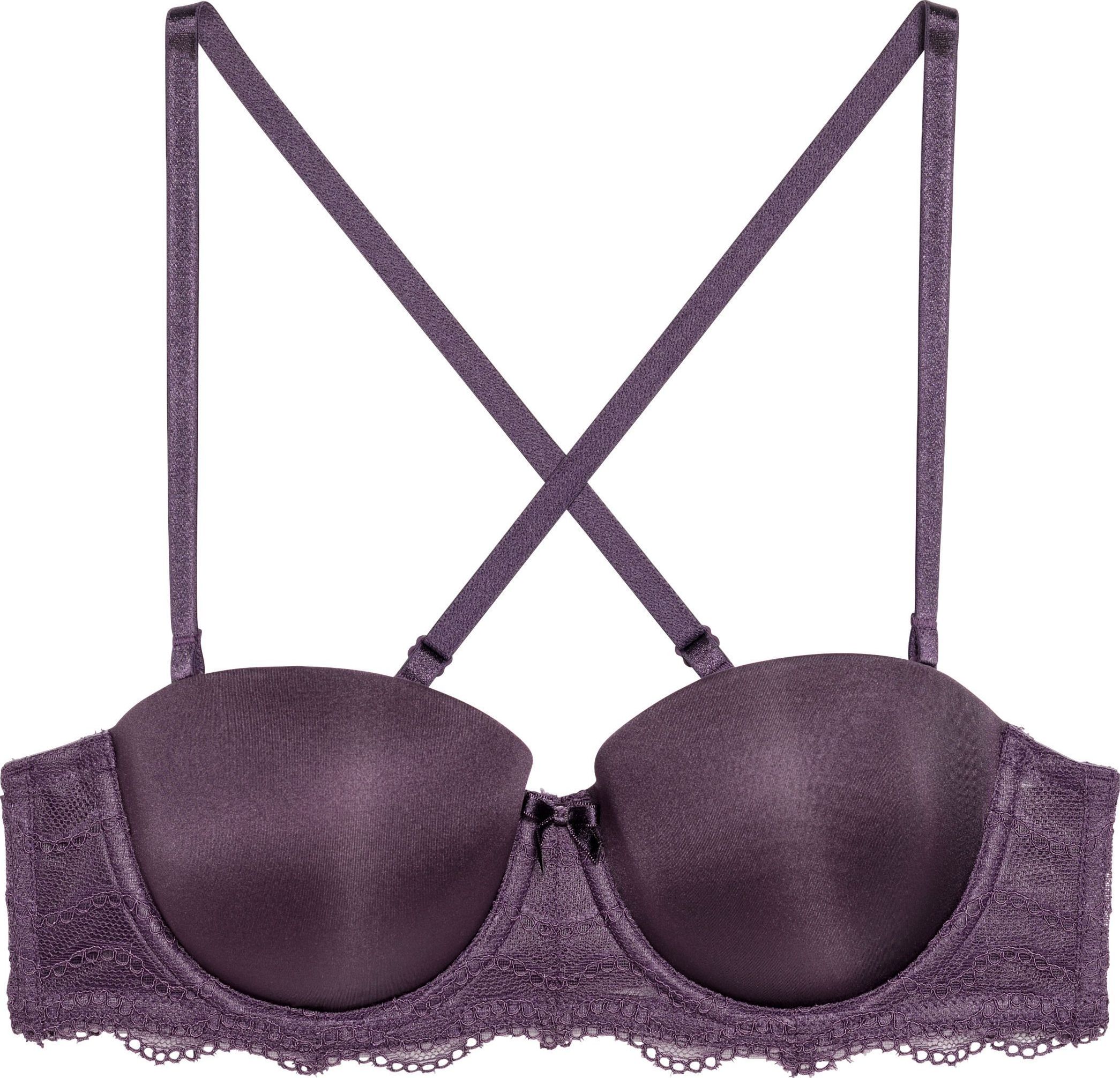 Бюстгальтер H&M 4955736 75A Сливовый (AB5000000641635) – низкие цены ...