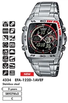 Часы CASIO EFA-122D-1AVEF – фото, отзывы, характеристики в интернет ...