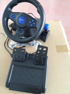 Игровой руль для ПК Vibration Steering wheel руль с педалями и коробкой ...