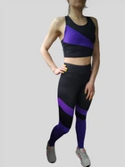 Комплект для фитнеса (лосины+топ) LOMOFIT-bek 22222Ф 48 черно ...