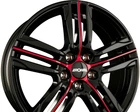 RONAL R57 MCR Jetblack-Red Spoke R17 W7.5 PCD5x120 ET45 DIA65.1 – фото ...