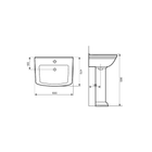 Раковина Devit Retro 1010127 60 – низкие цены, кредит, оплата частями в интернет-магазине ...