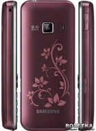 Мобильный телефон Samsung C3322i Duos Scarlet Red La Fleur – фото ...